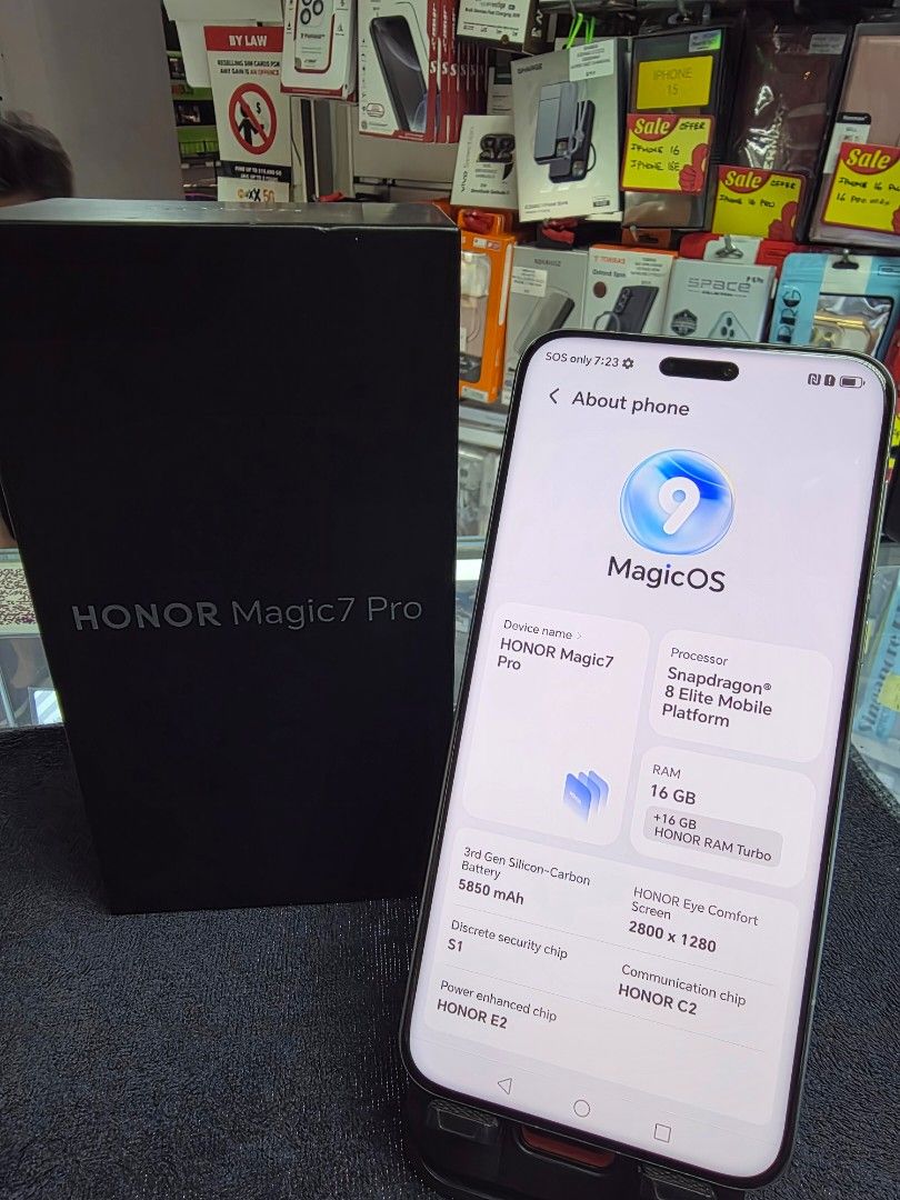 Honor Magic 7 Pro 5G Lunar Shadow Grey 1 TB, Mobile Phones & Gadgets ...