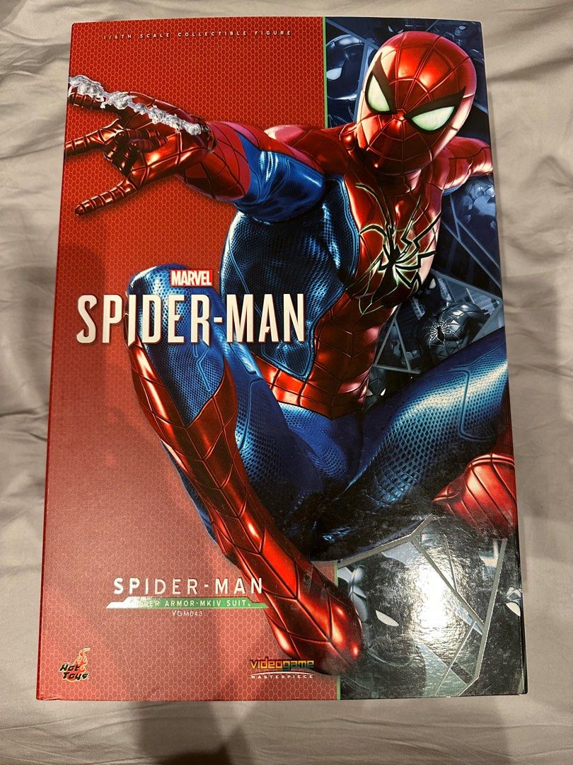 Hot Toys Spider-Man (Spider Armor - MK IV Suit), Hobbies & Toys, Toys ...