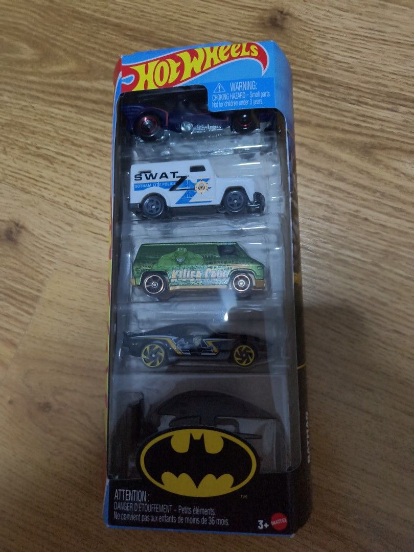 Hot Wheels Batman 5-Car Pack, Hobbies & Toys, Toys & Games on Carousell