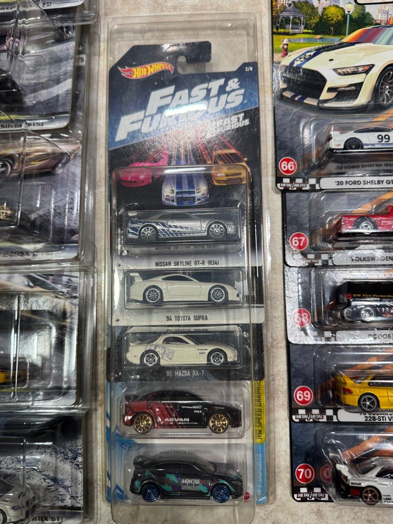 Hot Wheels Fast & Furious Premium Diecast Car Sets, Hobbies & Toys ...