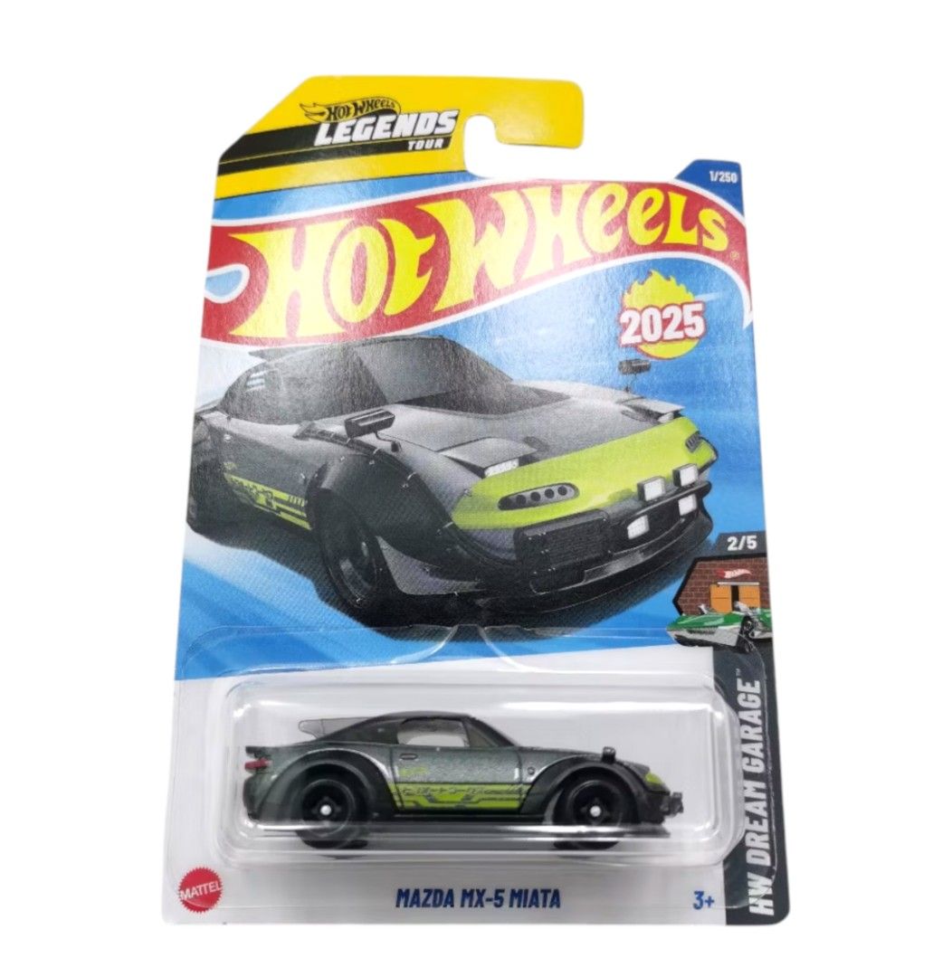 Hot Wheels Mazda MX-5 Miata (Dream Garage) 1:64 scale model, Hobbies ...