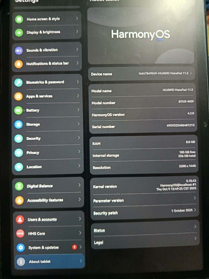 Huawei MatePad 11.5 Tablet with Keyboard, Mobile Phones & Gadgets ...