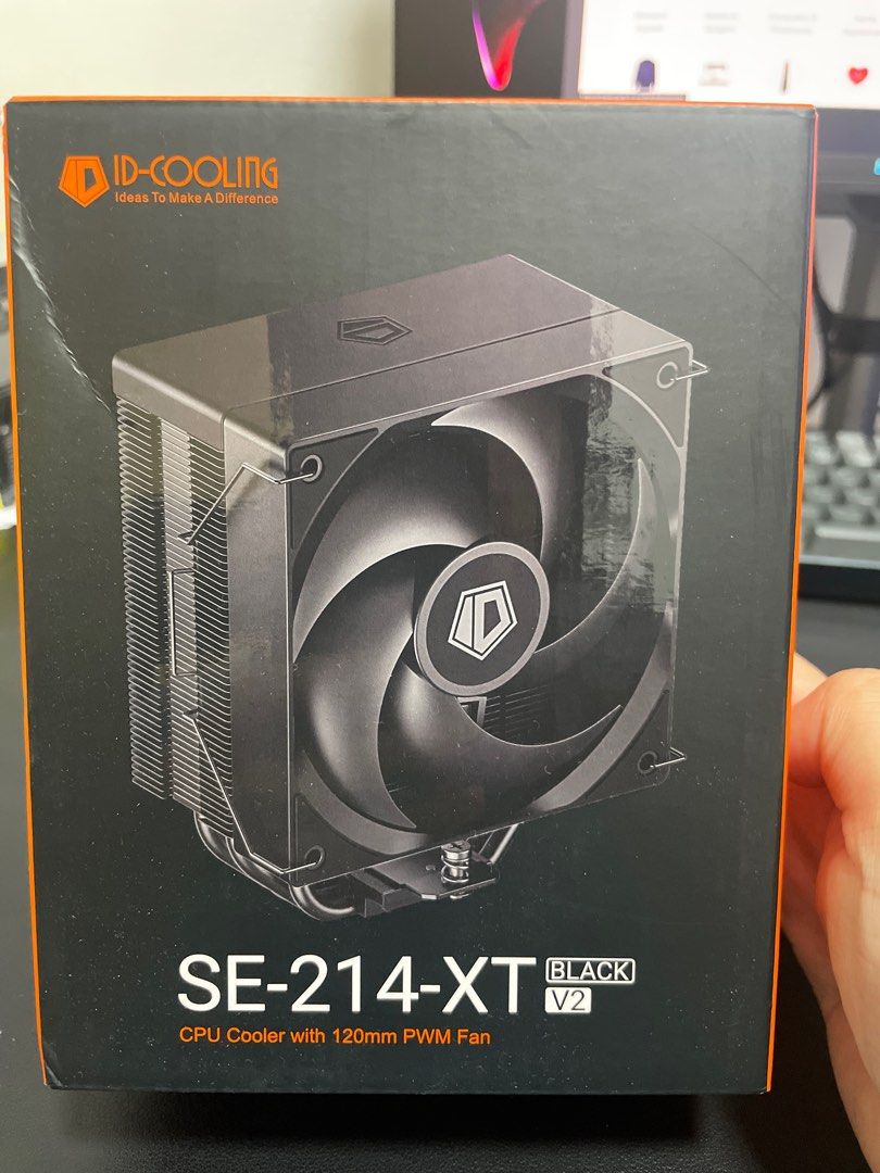 ID-COOLING SE-214-XT BLACK V2 CPU Cooler, Computers & Tech, Parts ...