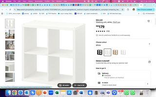 IKEA Kallax - Red and Black, SGD 35 FOR TWO!, Furniture & Home Living ...