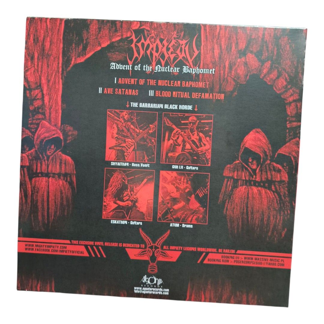 Impaled - Advent of the Nuclear Baphomet Vinyl Record, Hobbies & Toys ...