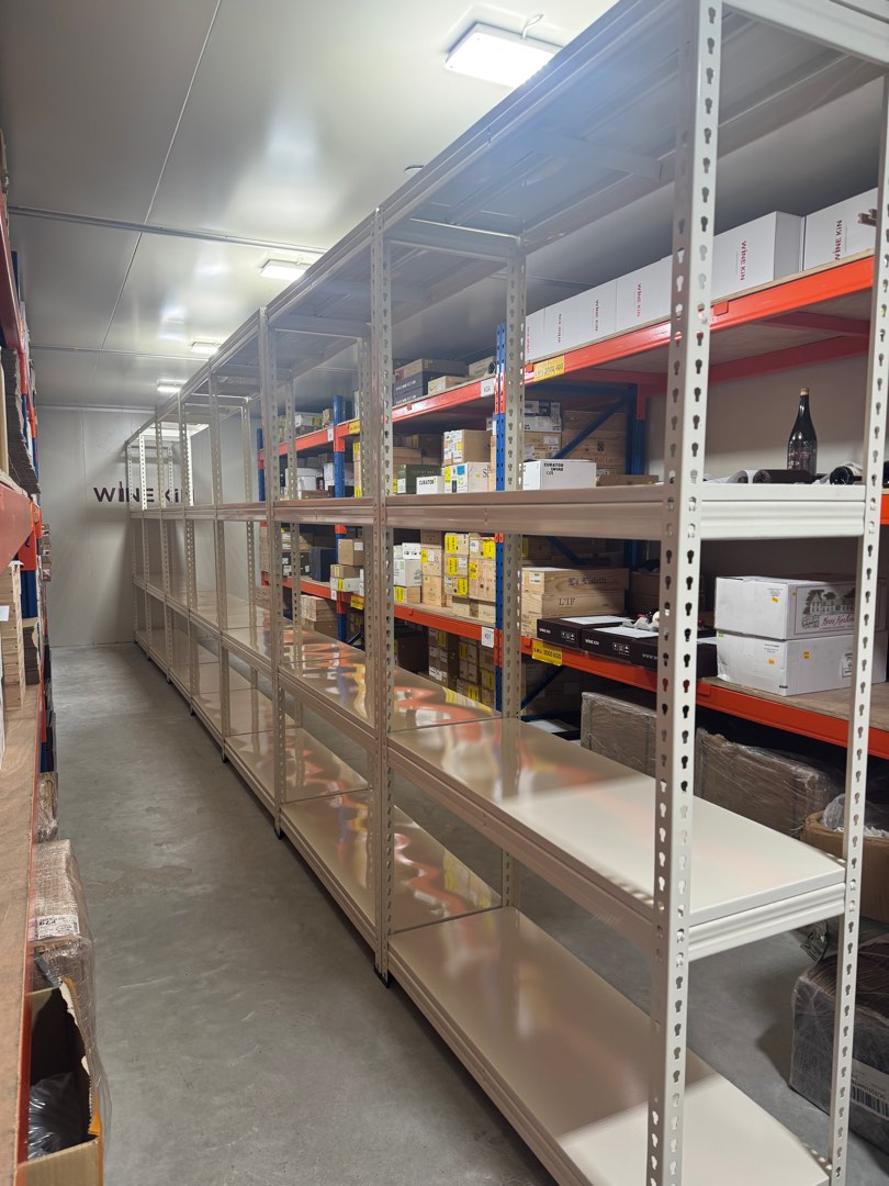 Industrial Metal Shelving Unit - Excellent Condition, Furniture & Home ...