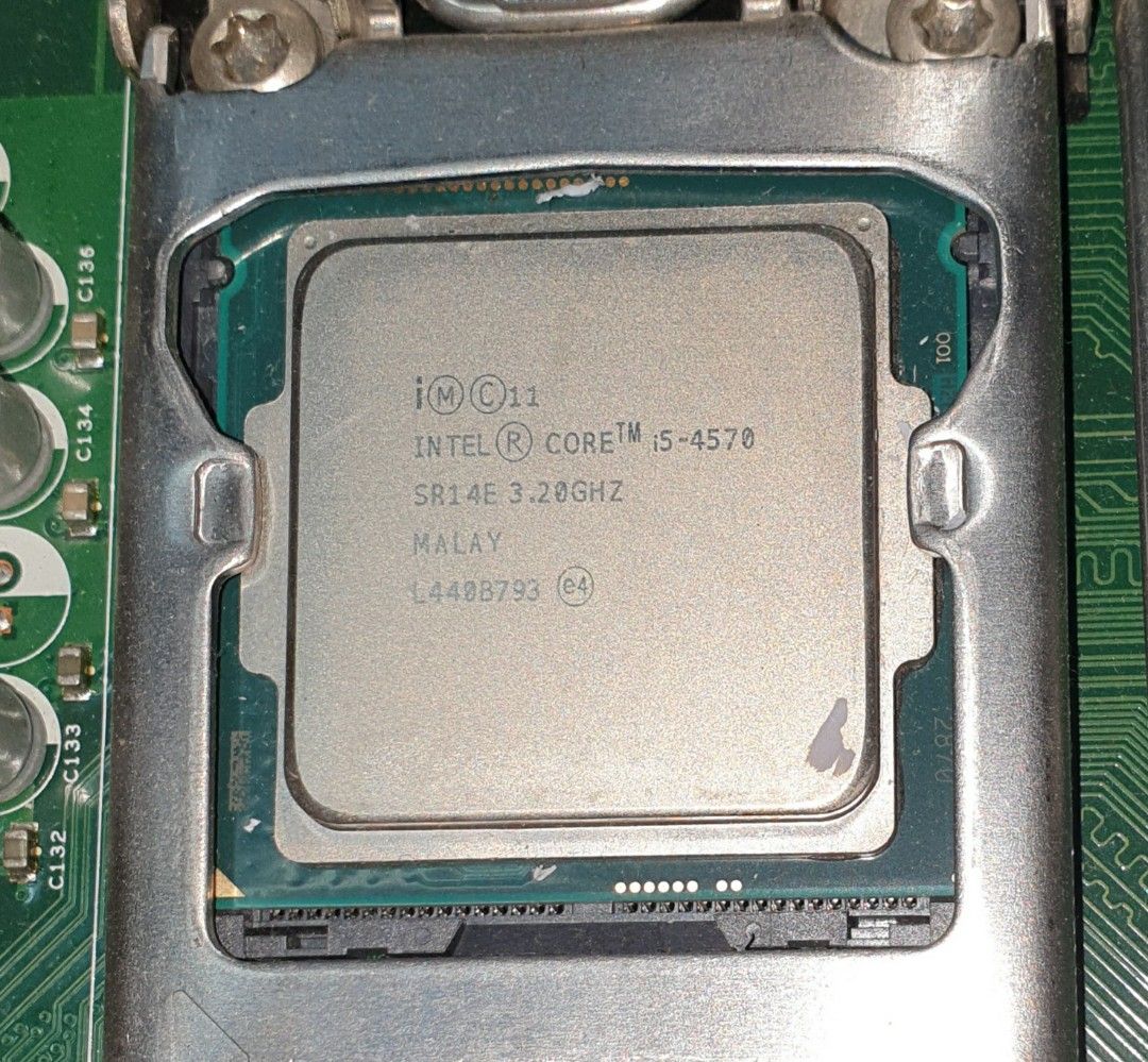 Intel Core i5-4570 CPU processor and motherboard, Computers & Tech ...