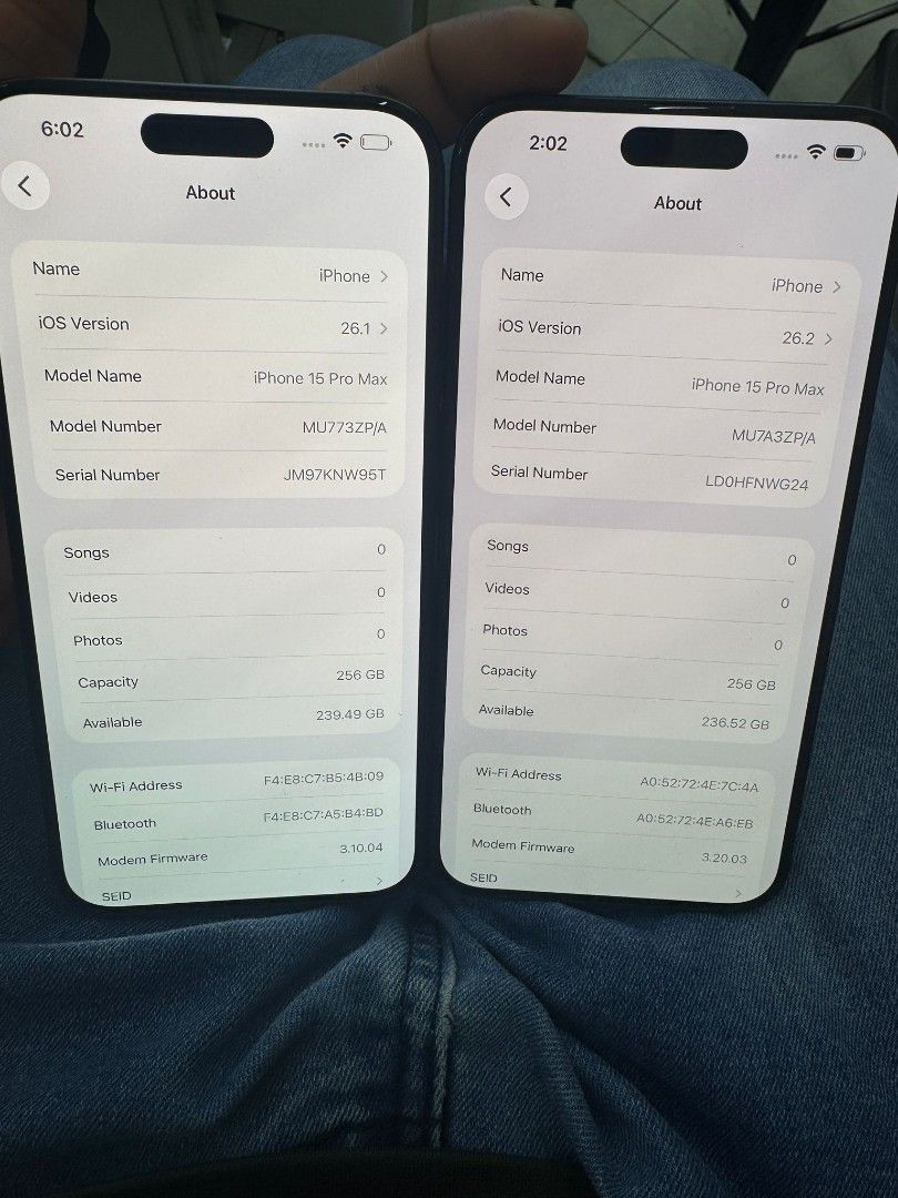 iPhone 15 Pro Max 256GB Black Titanium, Mobile Phones & Gadgets, Mobile ...