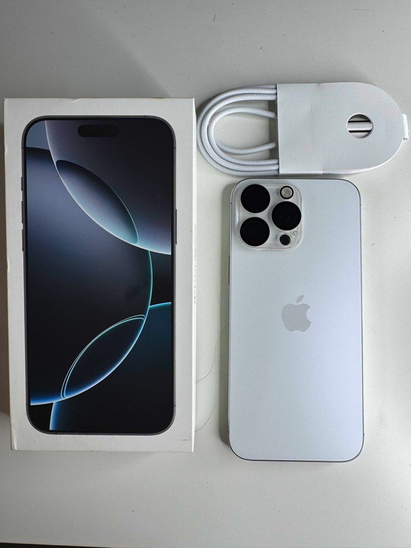iPhone 16 Pro Max 256GB White Titanium, Mobile Phones & Gadgets, Mobile ...