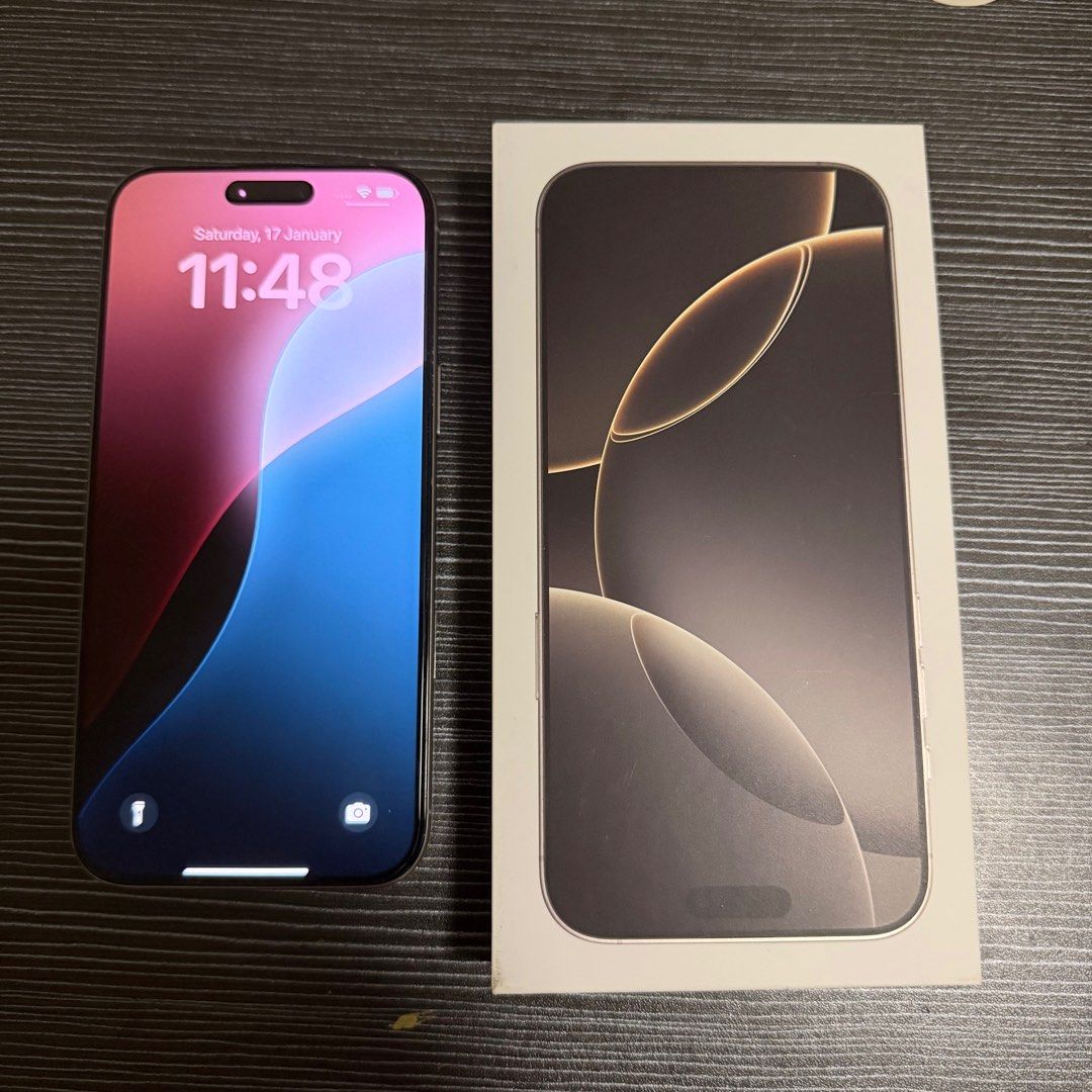 iPhone 16 Pro Max Natural Titanium 256GB, Mobile Phones & Gadgets ...
