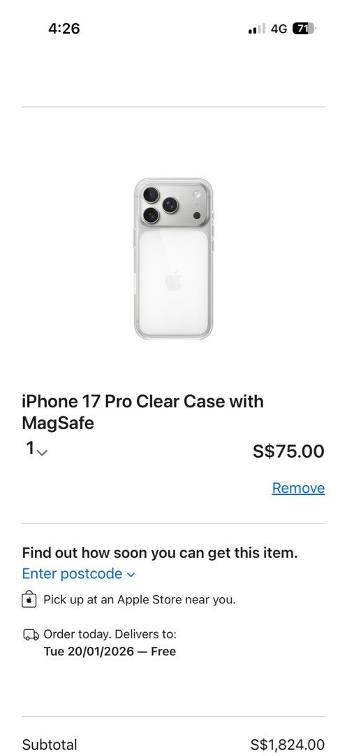 iPhone 17 Pro Clear Case with MagSafe, Mobile Phones & Gadgets, Mobile ...