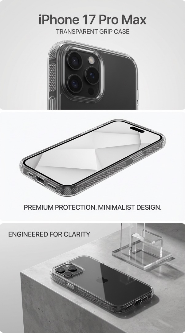 iPhone Transparent Grip Case, Mobile Phones & Gadgets, Mobile & Gadget ...