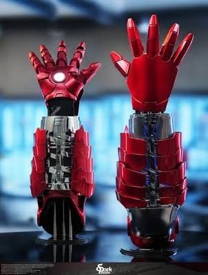 Iron Man MK5 Wearable Arm Gauntlet Glove Collectible Prop Toy Cosplay ...