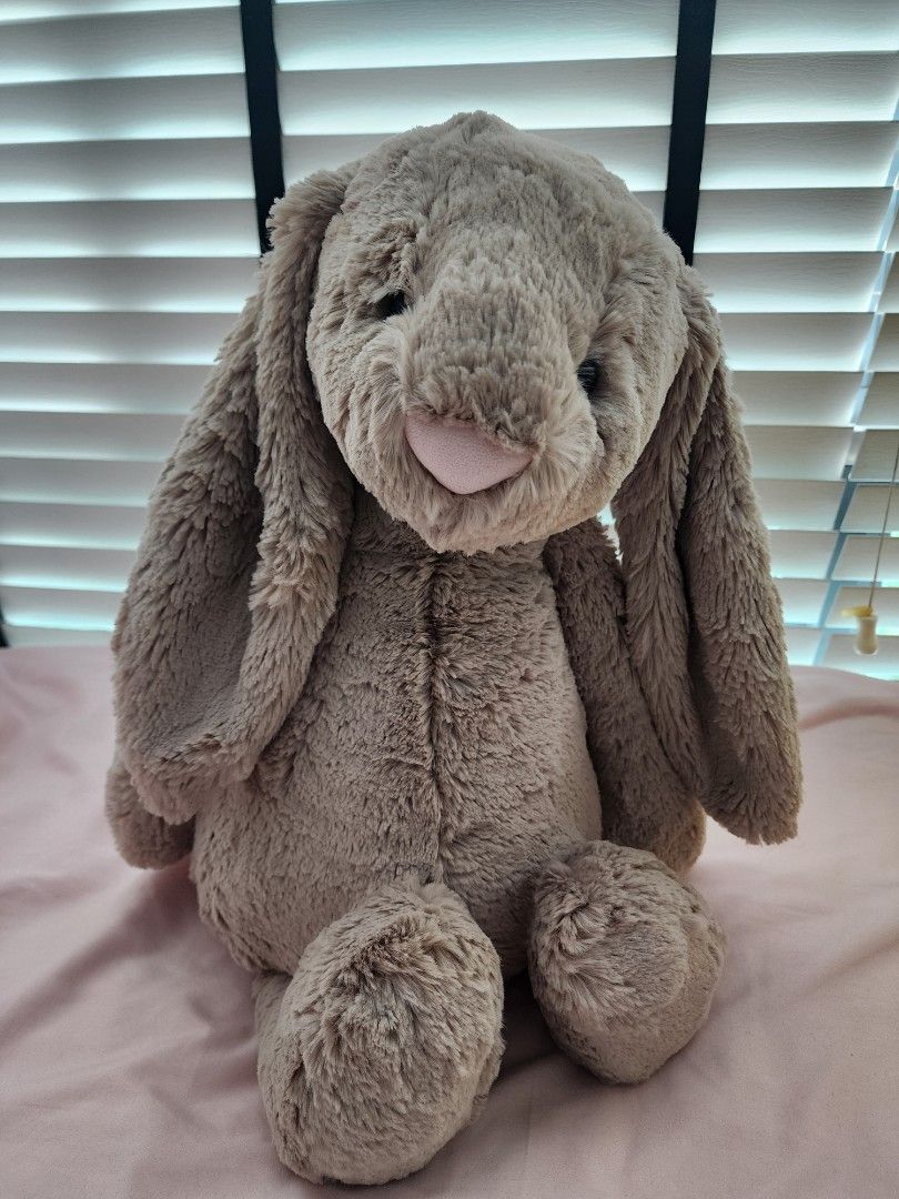 Jellycat Beige Bunny Plush Toy BNWT, Hobbies & Toys, Toys & Games on ...