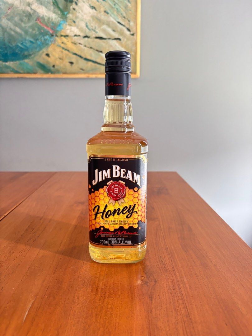 Jim Beam Honey Whiskey 700ml, Food & Drinks, Alcoholic Beverages on ...