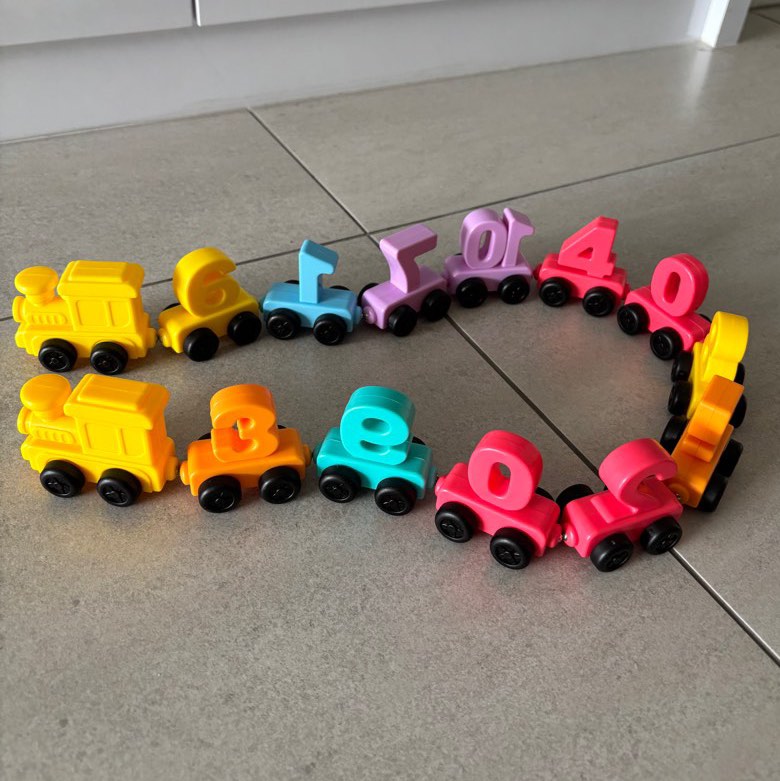 Kids Plastic Magnetic Train Toy Set, Hobbies & Toys, Toys & Games on ...