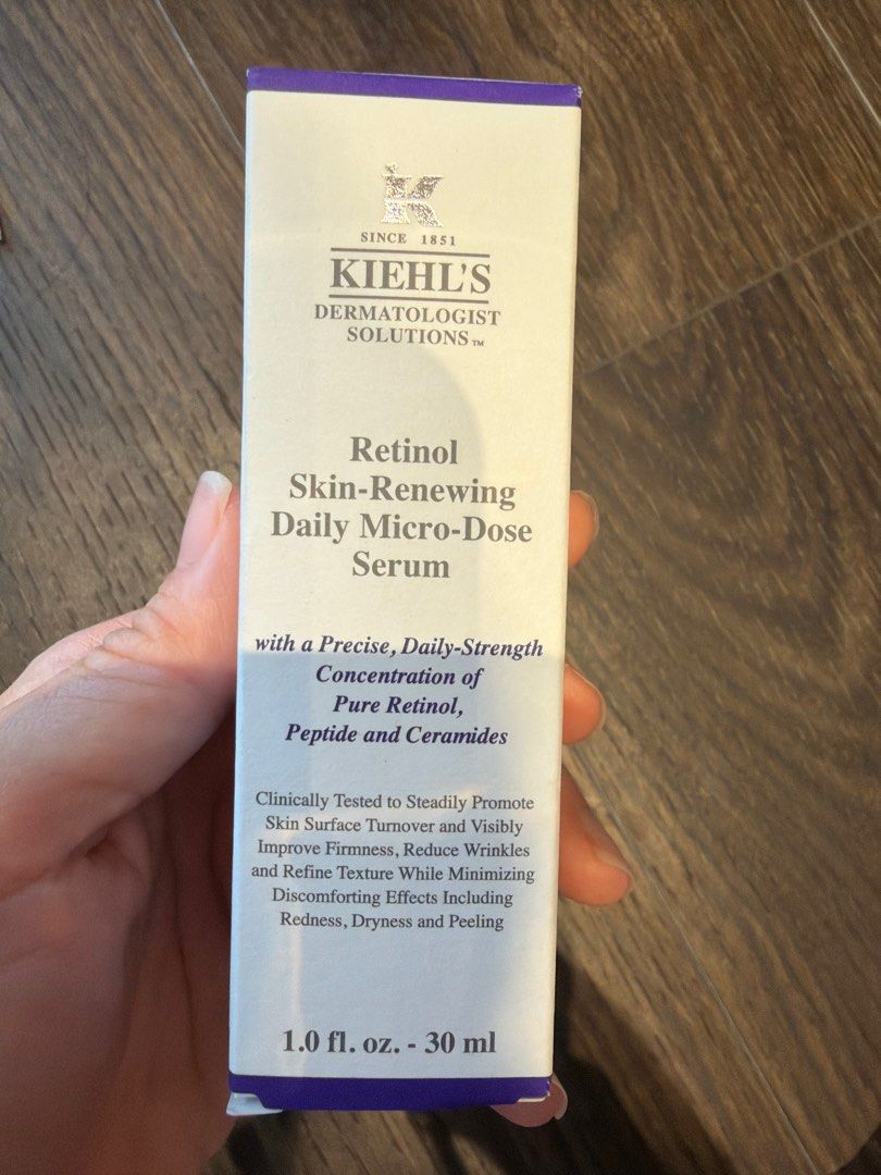 Kiehl's Retinol Skin-Renewing Daily Micro-Dose Serum, Beauty & Personal ...