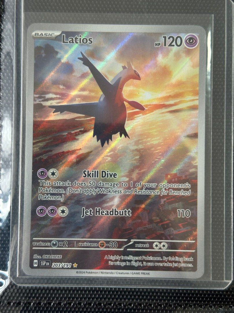 Latios #203 Surging Sparks Pokemon 🔥🔥, Hobbies & Toys, Toys & Games on ...