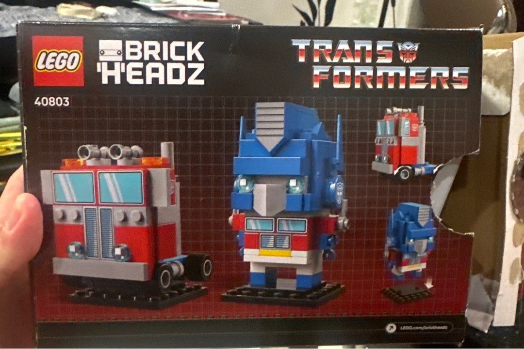 LEGO BrickHeadz Transformers Optimus Prime 40803, Hobbies & Toys, Toys ...
