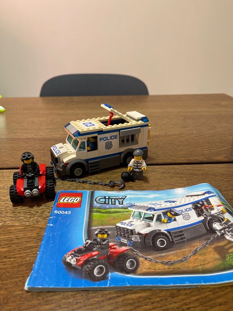 LEGO City Police Prisoner Transport 60043 - Year 2014, Hobbies & Toys ...