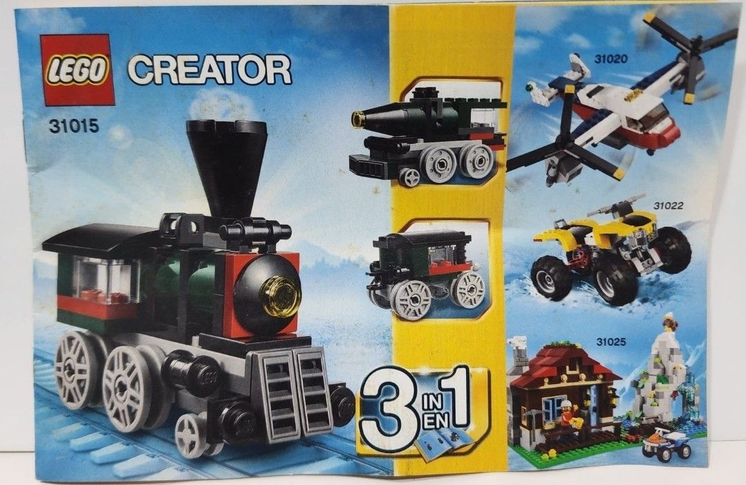 LEGO Creator 31015 Steam Train, Hobbies & Toys, Toys & Games on Carousell