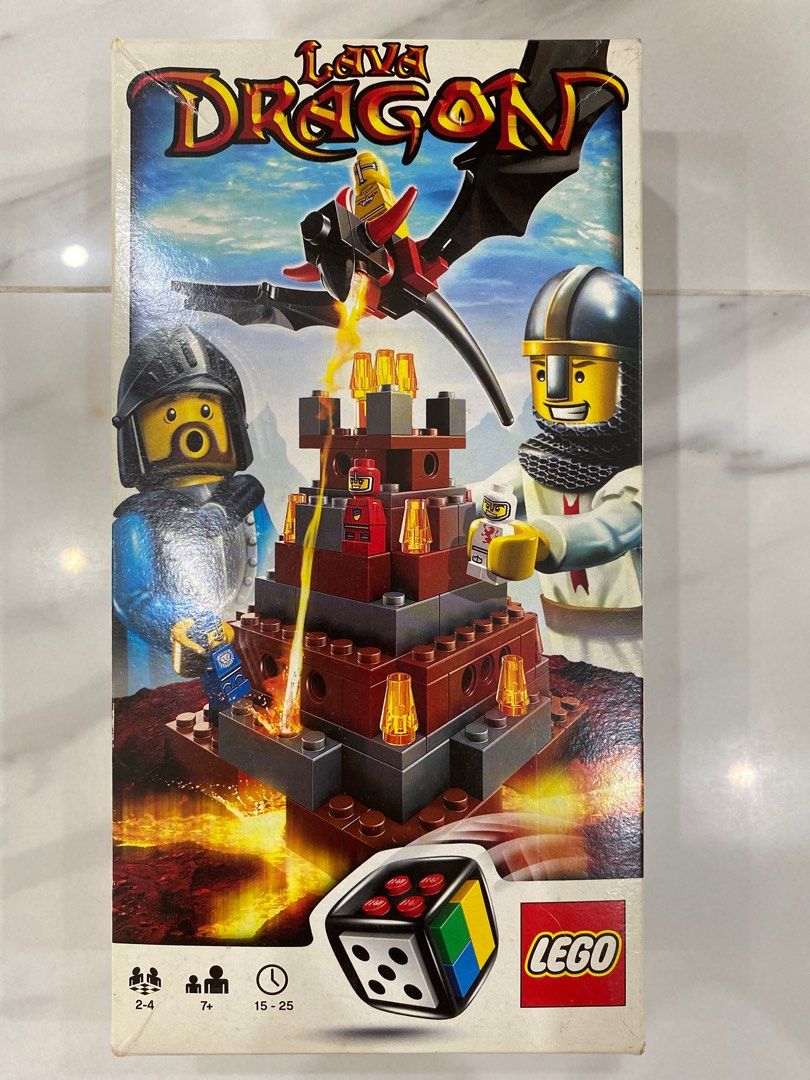 LEGO Lava Dragon Board Game, Hobbies & Toys, Toys & Games on Carousell