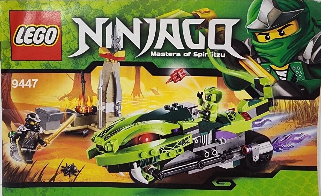 LEGO Ninjago 9447 - Lasha's Bite Cycle, Hobbies & Toys, Toys & Games on ...
