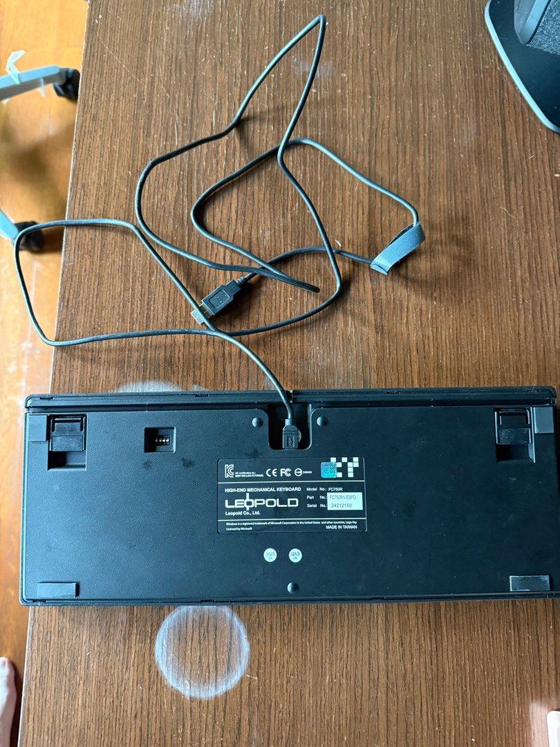 Leopold FC750R Mechanical Keyboard (Modded with AKKO Pom Brown Switches), Computers & Tech ...