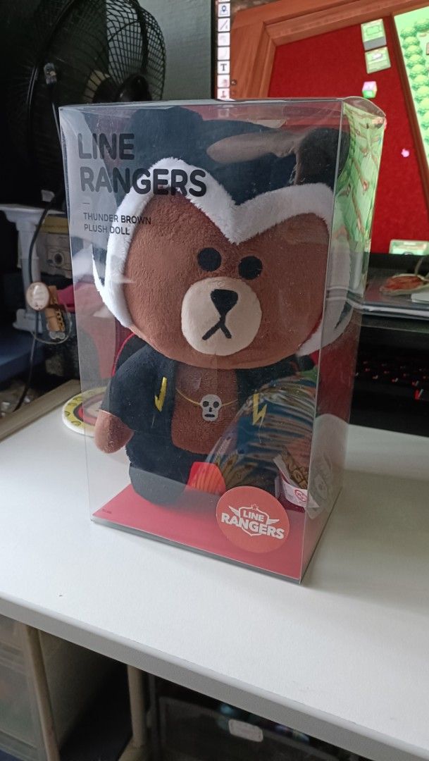 [LINE] LINE Rangers Thunder Brown Plush, Hobbies & Toys, Toys & Games ...