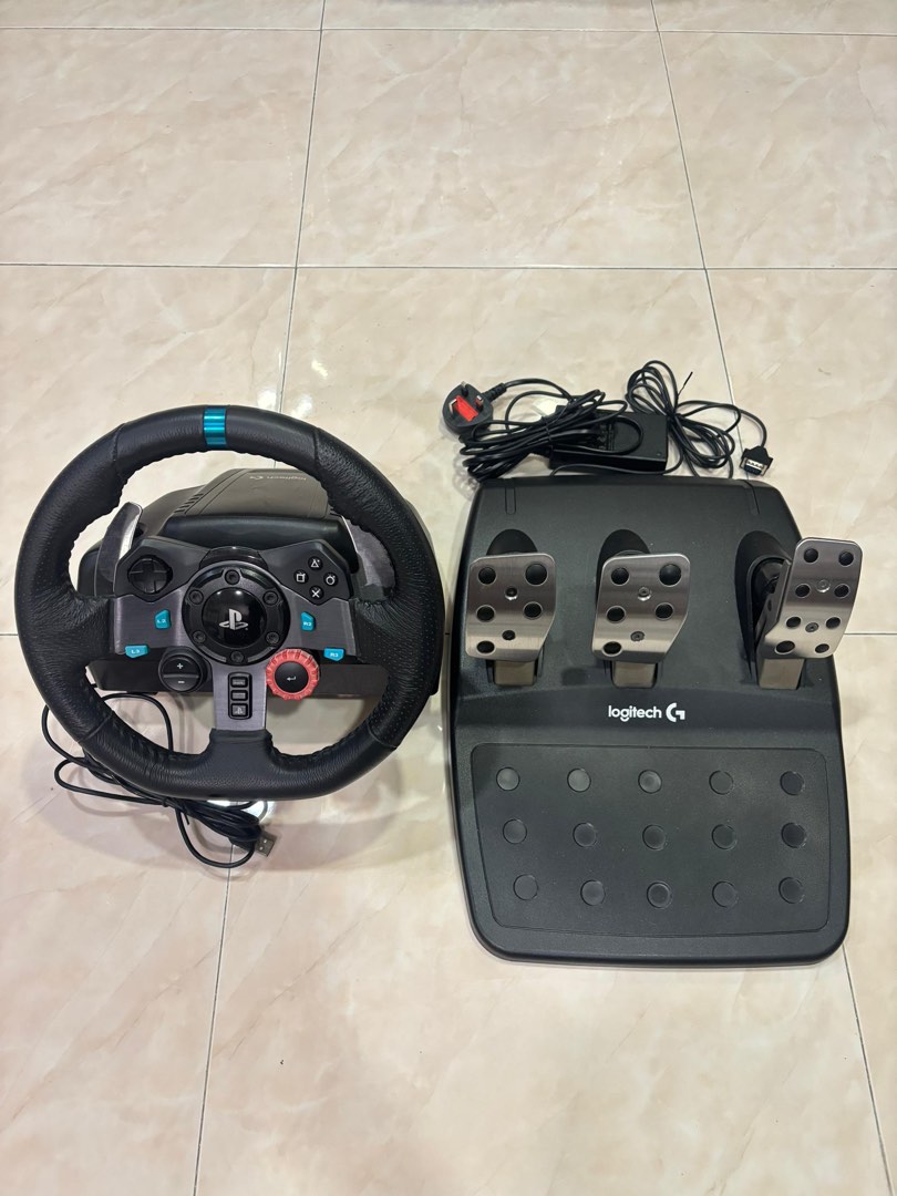 Logitech G29 Driving Force Racing Wheel, Video Gaming, Video Game ...