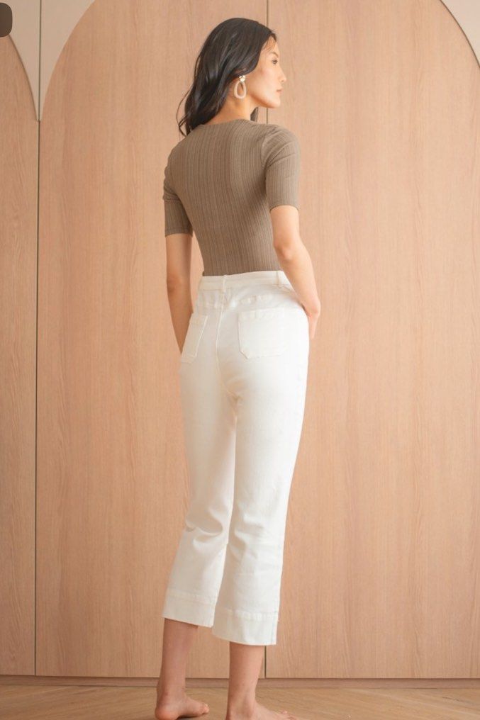 Lovet TREVOR BASIC POCKET CULOTTES #MADEBYLOVET (WHITE) , Women's ...