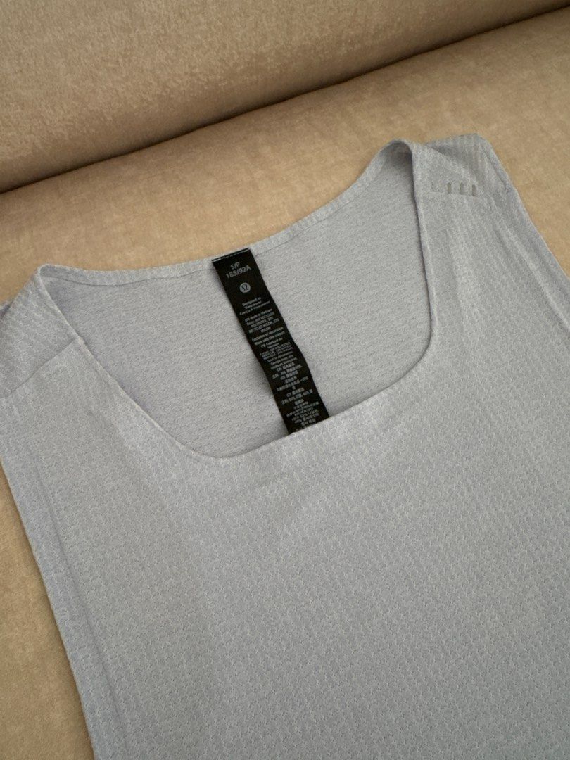 Lululemon Fast and Free Singlet (Airflow) (S), Men's Fashion ...