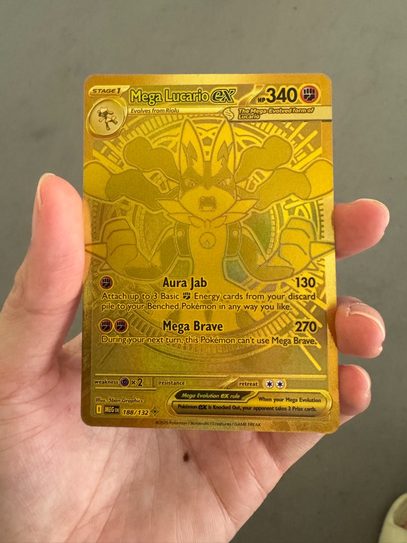 Mega Lucario MUR 188/132 Pokemon Mega Evolution, Hobbies & Toys, Toys ...