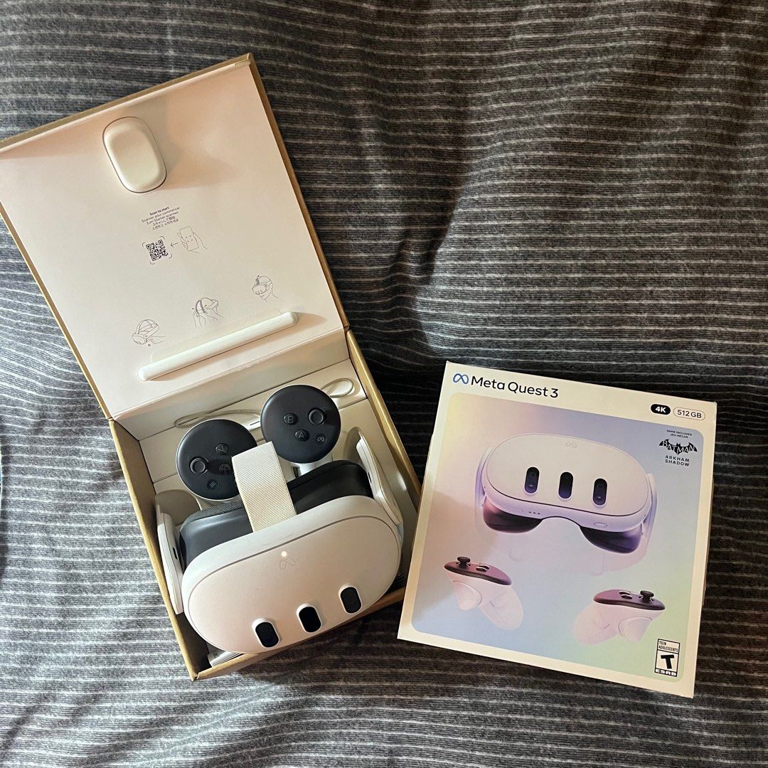 Meta Quest 3 512GB VR Headset, Video Gaming, Video Game Consoles ...