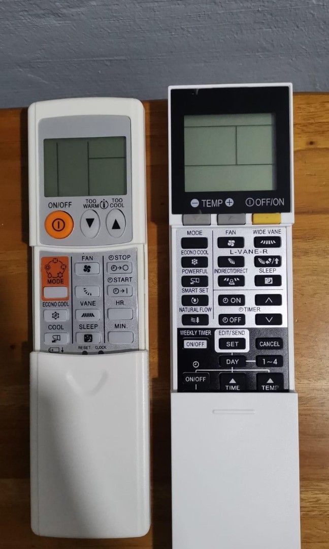 Mitsubishi Aircon Remote, TV & Home Appliances, Portable Air Conditioners & Heaters on Carousell