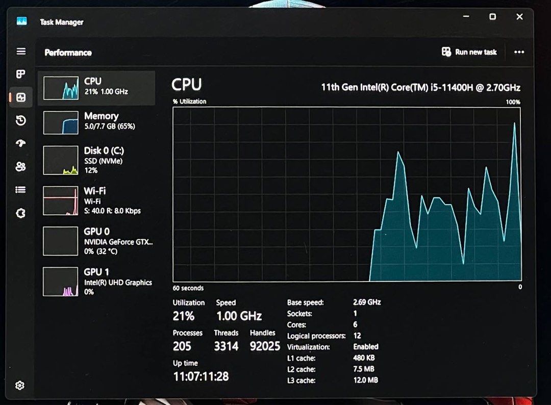 MSI Thin Gaming Laptop i5 11GEN GTX 1650 512GB SSD NVMe, Computers ...