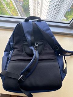 Navy Blue Backpack - Multiple Compartments, Men's Fashion, Bags ...