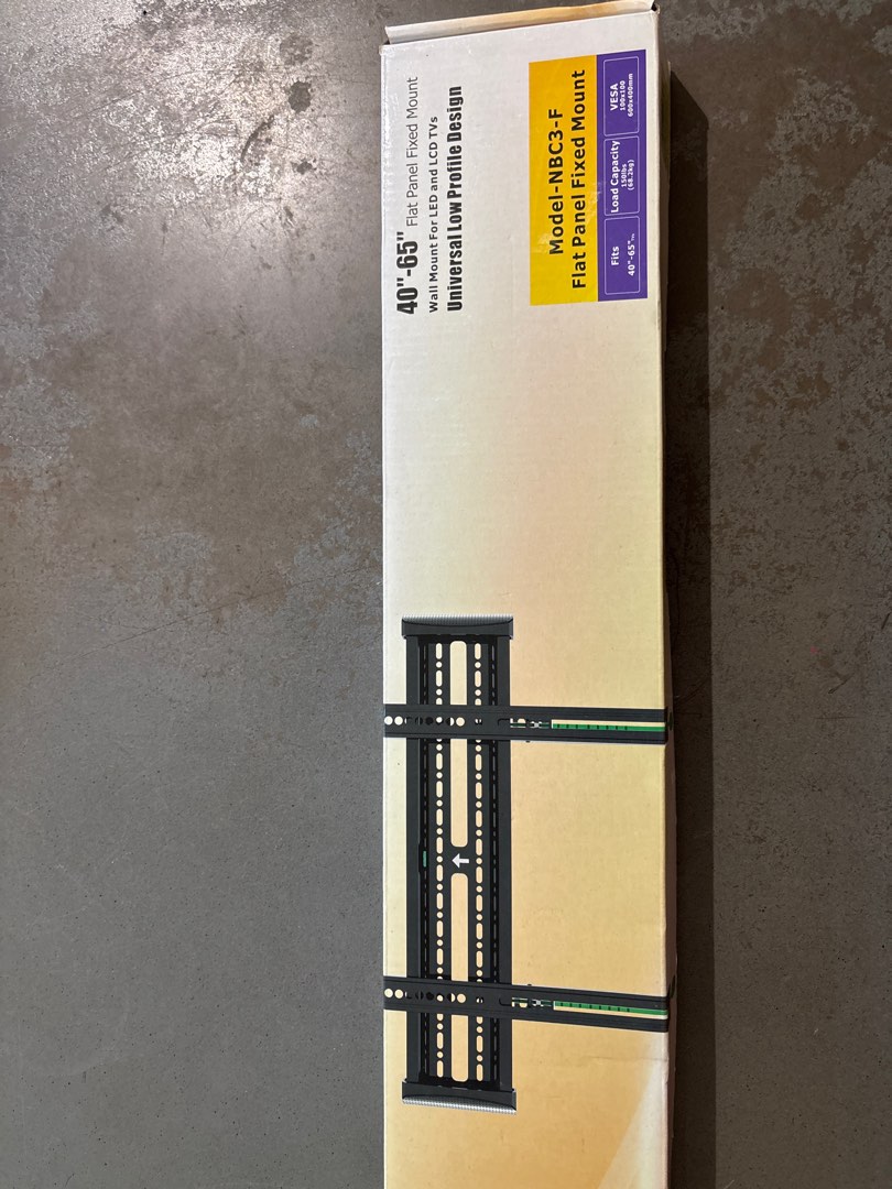 NBC3-F Flat Panel Fixed TV Wall Mount, TV & Home Appliances, TV ...