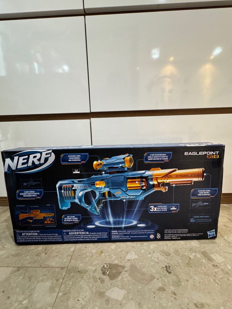 NERF Elite 2.0 Eaglepoint RD-8 Blaster, Hobbies & Toys, Toys & Games on ...