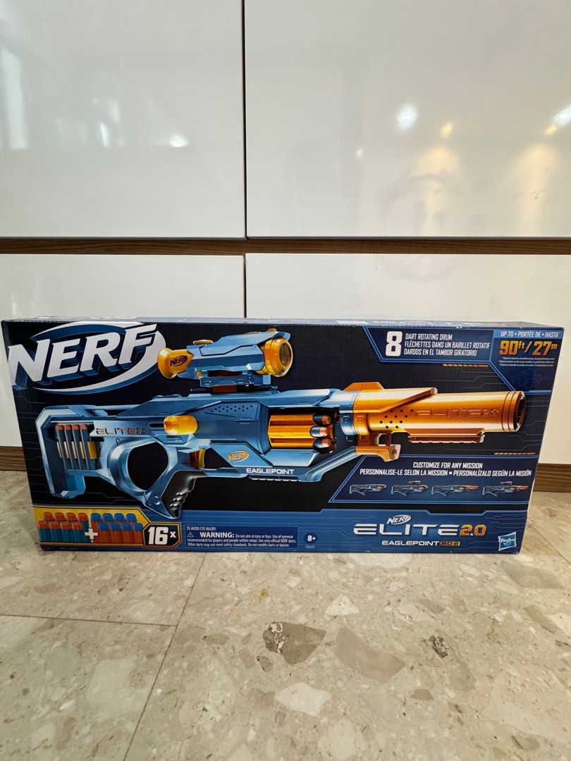 NERF Elite 2.0 Eaglepoint RD-8 Blaster, Hobbies & Toys, Toys & Games on ...