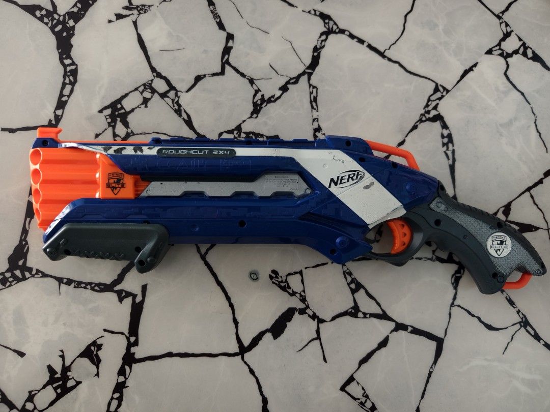 Nerf Rough Cut Blaster, Hobbies & Toys, Toys & Games on Carousell