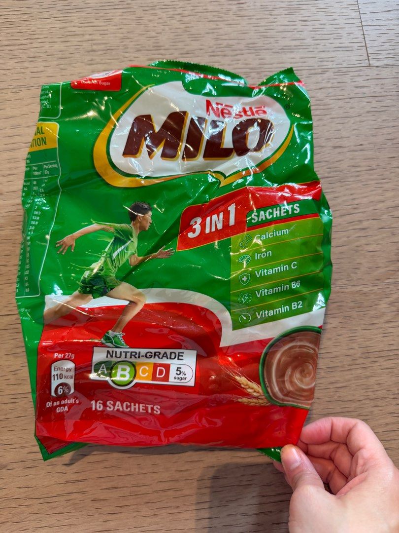 Nestle Milo 3-in-1 Sachets (16 Sachets), Food & Drinks, Beverages on ...