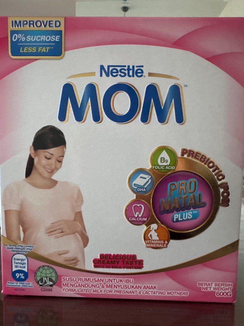 Nestle MOM Pro Natal Plus Milk Powder 600g, Babies & Kids, Maternity ...