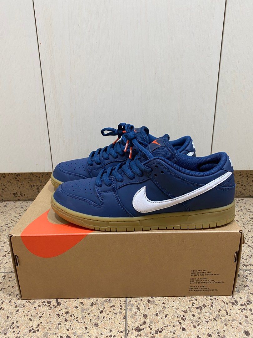Nike SB Dunk Low Pro ISO Navy Gum, Men's Fashion, Footwear, Sneakers on ...
