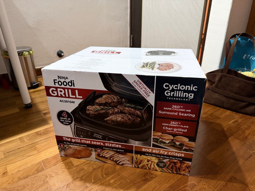 Ninja Foodi Grill AG301SM - Brand New, TV & Home Appliances, Kitchen ...