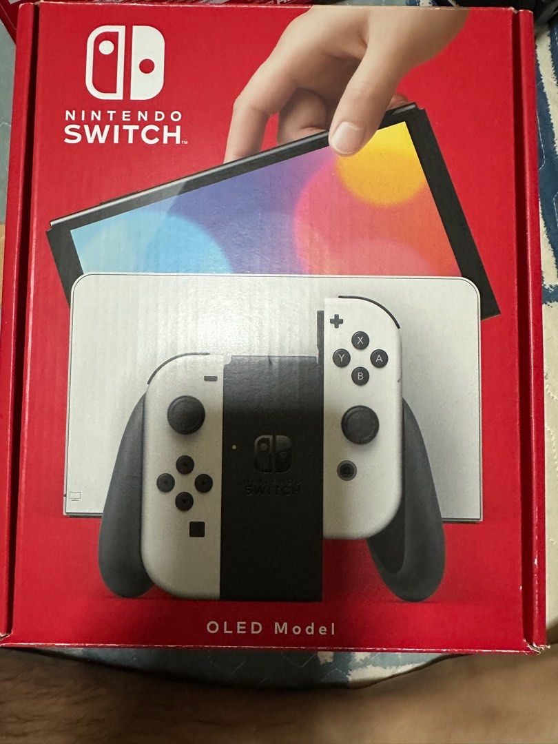 Nintendo Switch OLED White Console, Video Gaming, Video Game Consoles ...