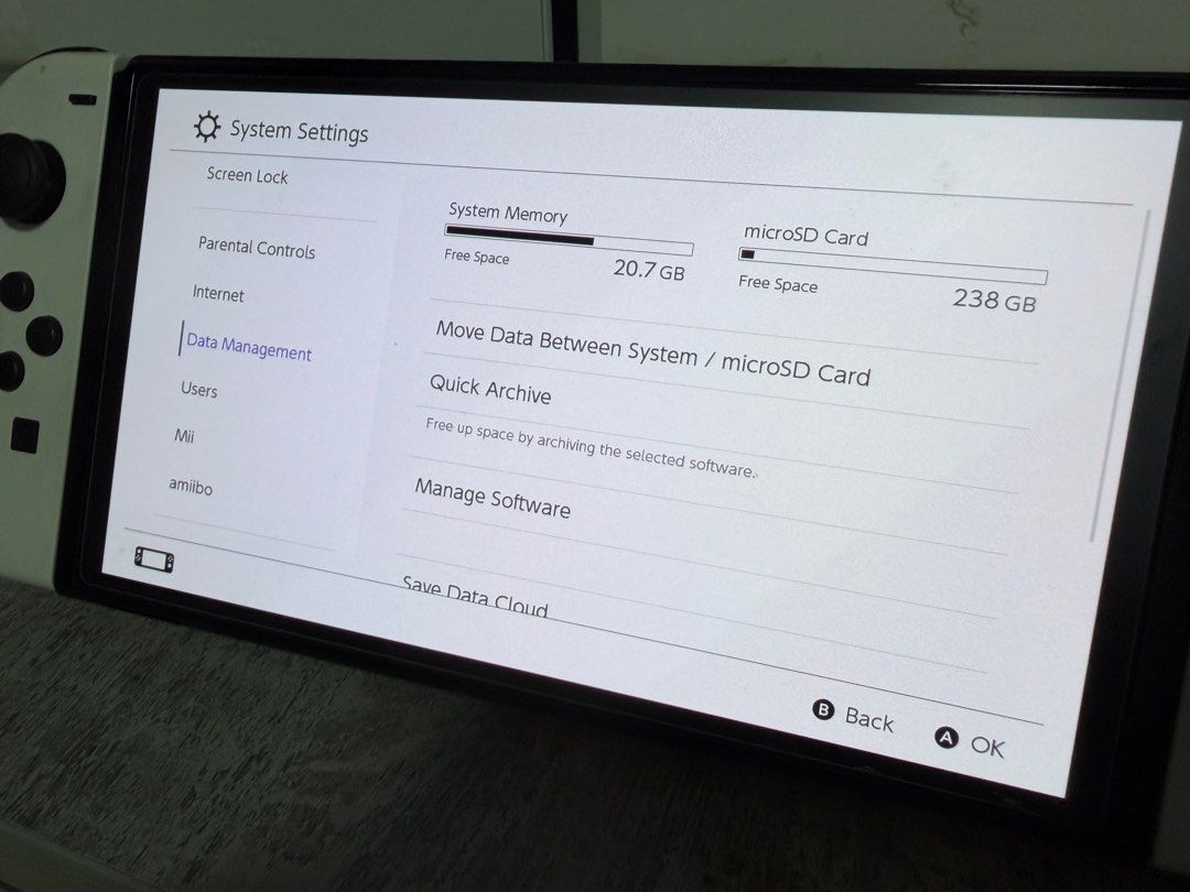 Nintendo Switch OLED White Console, Video Gaming, Video Game Consoles ...