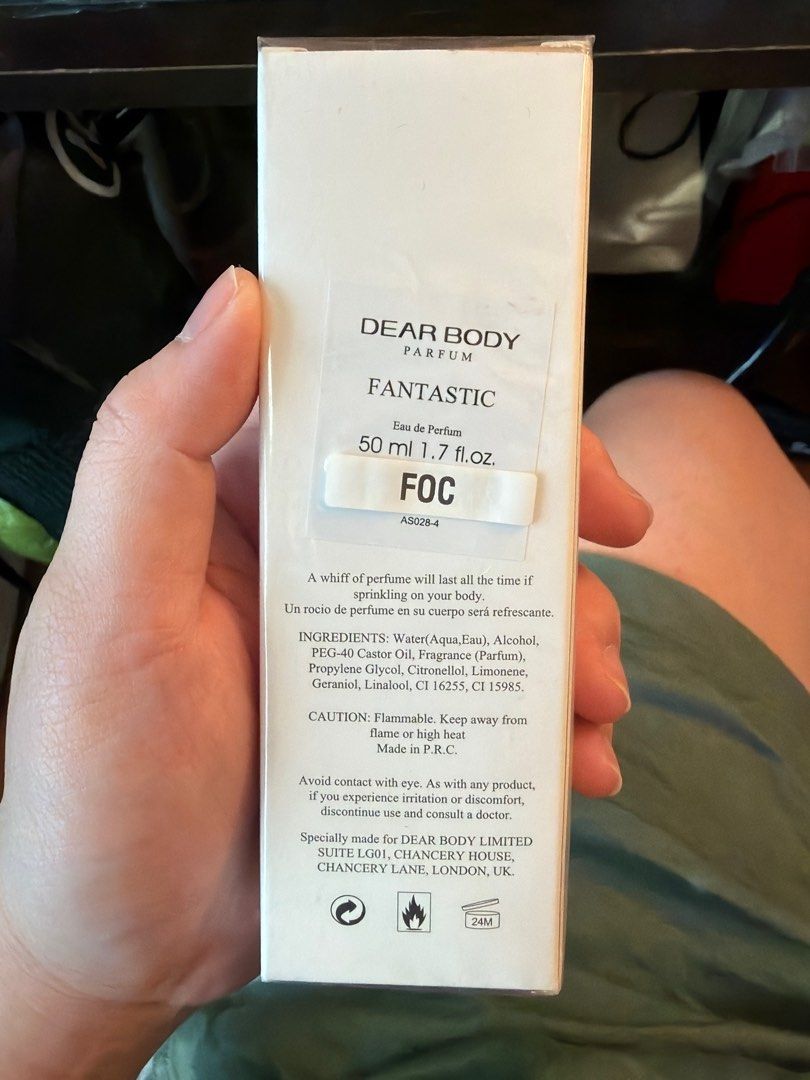 [Official] Dear Body Fantastic Eau de Parfum 50ml, Beauty & Personal ...