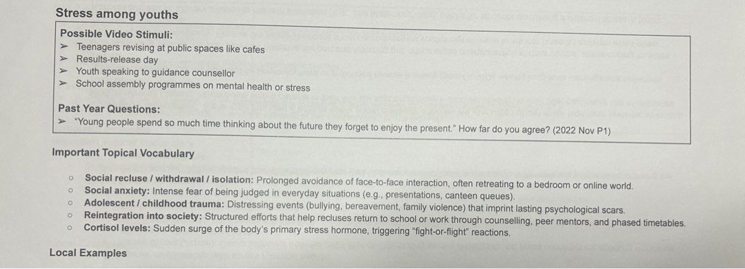 O-level English Oral Revision Notes, Hobbies & Toys, Books & Magazines ...