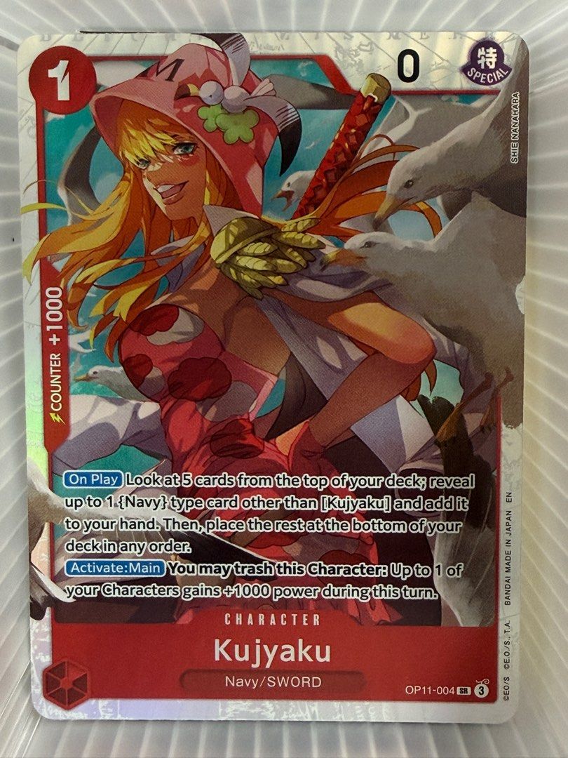 One Piece Card Game - Kujyaku OP11-004 Special, Hobbies & Toys, Toys ...
